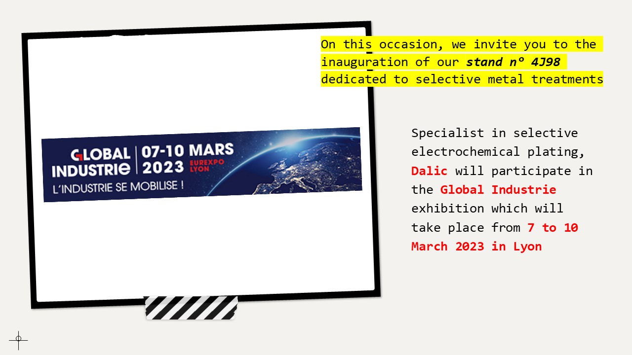 DALIC is the creator of selective brush electroplating